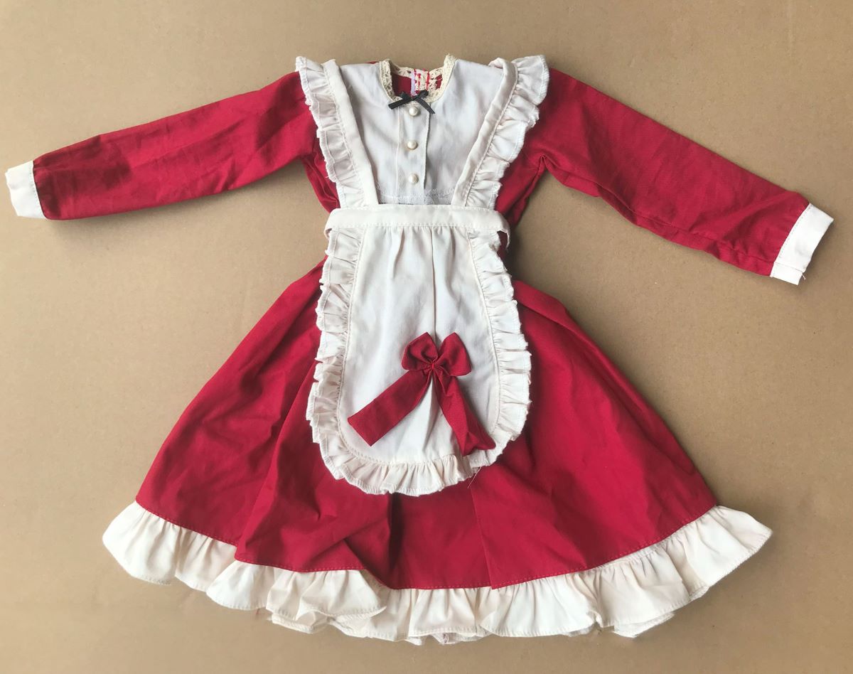 Red Maid Costume Kit for 1/3 Scale Anime FIgures and 65cm Anime Dolls ...